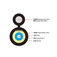 China Indoor 8-shaped LSZH lG657A1 GJFJH GJFJV Fiber Optic Cable for Overhead Stranded Wire for sale