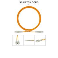 China Single Mode Multimode Optical Cable Jumper UTP Fiber Patch Cord for FTTH LAN Ethernet RJ45 Cat SC/UPC-SC/UPC for sale