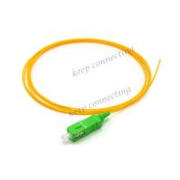 China Speed Customize SC APC/UPC SM Singlemode LSZH PVC 0.9mm 2.0mm 3.0mm Fiber Optic Pigtail for sale