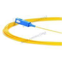China Speed Customize SC APC/UPC SM Singlemode LSZH PVC 0.9mm 2.0mm 3.0mm Fiber Optic Pigtail for sale