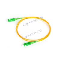 China 1 Number of Conductors SC/APC-SC/APC G657A1 Simplex Jumper 2m Fiber Optic Patch Cord for sale