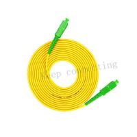 China 1 Number of Conductors SC/APC-SC/APC G657A1 Simplex Jumper 2m Fiber Optic Patch Cord for sale