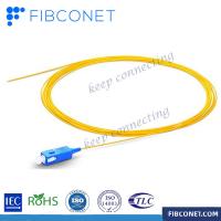 China LC UPC Single Mode Single Core Fiber Optic Pigtail LZH/PVC 12cores for FTTH Network for sale