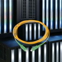 China SC/APC-SC/APC G657A1 Simplex Fiber Optic Patch Cord for Indoor in Telecommunications for sale