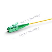 China 0.9mm LC APC Fiber Optic Pigtail for LSZH/PVC Pigtails on Single Mode FTTH Equipment for sale