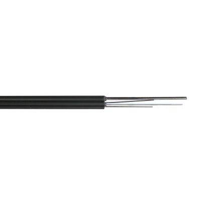 China FTTH GJYXCH 1xG.657A1 Flat Fiber Optic Drop Cable with Blue Flat Design and 1 Core for sale