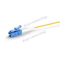 China FTTH TDM 900 0.9mm LC UPC Fiber Optic Pigtail with LZH/PVC Jacket 12-Core Single Mode for sale