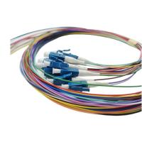 China LSZH/PVC Outer Jacket 12 Core TDM 900 0.9mm Pigtails for Single Mode Fiber Optic Equipment for sale