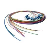 China LSZH/PVC Outer Jacket 12 Core TDM 900 0.9mm Pigtails for Single Mode Fiber Optic Equipment for sale
