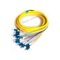 China FTTH 8 12 24 Core SC UPC/APC G657 G652 Simplex Cable Optical Fiber Optical Breakout Pitail for sale