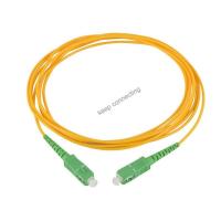 China Fiber Optic Patch Cable G657A2 SC/FC/LC/UPC/APC Duplex Patch Connector Indoor Fiber Cord for sale