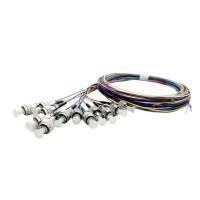 China Single Mode Pigtail FTTH ST UPC/APC Colorful LSZH/PVC 12cores Optic Fiber Pigtail for sale