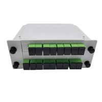China FTTH 1*16 SC APC UPC LC Cassette Type PLC Optical PLC Splitter for Network Connection for sale