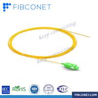 China Low IL SC APC/UPC SM/MM simplex singlemode indoor Fiber optic pigtail Customize Fiber length for sale