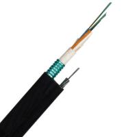 China Customizable GYTC8S 2-144 Core Armored Fiber Optic Cable for Underground Direct Burial for sale