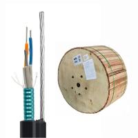 China Customizable GYTC8S 2-144 Core Armored Fiber Optic Cable for Underground Direct Burial for sale