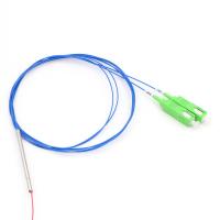 China 85 Degree Centigrade FTTH LC/Sc/FC ACP/Upc Sm 1310/1490/1550nm Optical Beam Splitter PLC 1 * 2 Fiber Splitter for sale