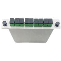 China FTTX Plc Lgx Passive Ftth Fiber Box Splitter 1X16 Gpon Fiber Sc Upc Apc Insertion Plc Splitter for sale