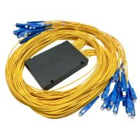 China FTTH Fiber Optic ABS Box APC Upc Sc PLC Splitter for in Fiber Patch Cord Manufacture for sale
