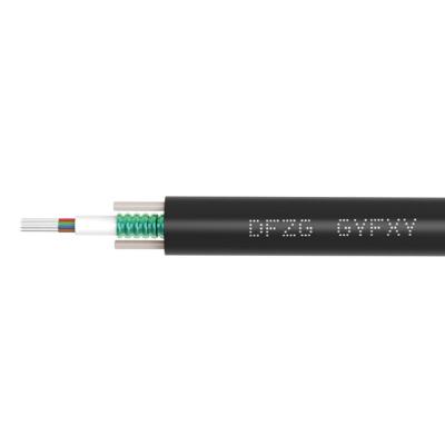 China Optimal Performance 12 Cores GYXTW Aerial Armored Fiber Optic Cable for Communication for sale