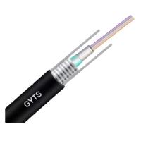 China Number of Conductors 4 Fibconet FTTH ADSS GYTS Armored Outdoor Drop Fiber Optic Cable for sale