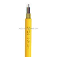 China 1 Core FTTH Waterproof Armored Outdoor Yellow Fiber Optic Cable for Country Markets for sale