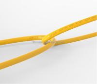 China 1 Core FTTH Waterproof Armored Outdoor Yellow Fiber Optic Cable for Country Markets for sale