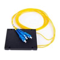 China 1x8/16 Sc APC ABS Module SM PLC Fiber Optic FTTH Splitter with 1x8/16 Fiber Core for sale