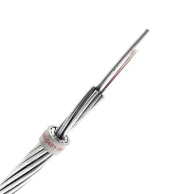 China 174.2 mm2 Core OPGW Fiber Cable with Optical Cable Core 2 to 144 Cores AA and As Wire for sale