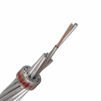 China 210 kN Opgw Fiber Optic Communication Cable with 20% Acs and Stainless Steel Tube for sale