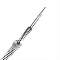 China 2-144 Cores Fiber Optic Overhead Cable Strip AA Wire Opgw Fiber Cable for Communication for sale