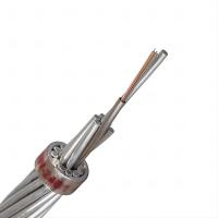 China 2-144 Cores Fiber Optic Overhead Cable Strip AA Wire Opgw Fiber Cable for Communication for sale