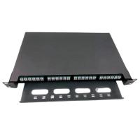 China 1U 19' Racks Enclosure MPO-LC Connector Fiber Optic Cassette Patch Panel for Rack Mount for sale
