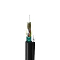 China Black PE Fiber Optic Cable GYXFTC8Y 4/8/12 Core G652D Outdoor Single-Mode FTTH Cable for sale