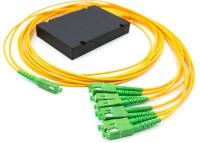 China SC APC/UPC Connector Type ABS PLC Splitter for FTTH 1*2 1x 4 1*32 in ABS Box for sale