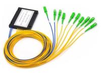 China SC APC/UPC Connector Type ABS PLC Splitter for FTTH 1*2 1x 4 1*32 in ABS Box for sale