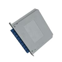 China 1X8 FTTH LC UPC Fiber Optic Box for Singlemode Duplex Optic and APC/UPC Ending Polishing for sale