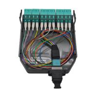 China Seamless Data Transmission FTTH MPO Cassette with LC APC to LC UPC Duplex Fiber Optic for sale
