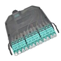 China Seamless Data Transmission FTTH MPO Cassette with LC APC to LC UPC Duplex Fiber Optic for sale