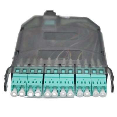 China Networking Fiber MPO Cassette for FTTH Singlemode Multimode 12 Cores LC-MPO/MTP APC/UPC Duplex for sale