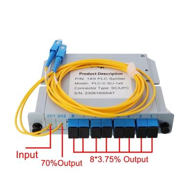 China SC APC/UPC Connector Type 1x8 1x16 Optical PLC Splitter Mini Box Fiber Optic Terminal Box for sale