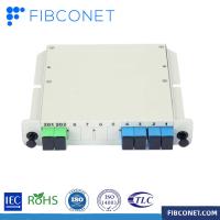 China Fiber Optical PLC Splitter in ABS Box for FTTH SC/UPC 1x2 1x4 1x8 1x16 Network Device for sale