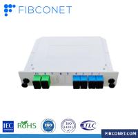 China Fiber Optical PLC Splitter in ABS Box for FTTH SC/UPC 1x2 1x4 1x8 1x16 Network Device for sale