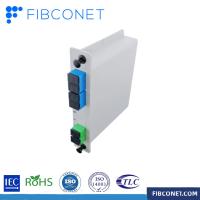China Fiber Optical PLC Splitter in ABS Box for FTTH SC/UPC 1x2 1x4 1x8 1x16 Network Device for sale