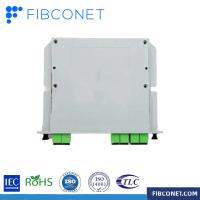 China Fiber Optical PLC Splitter in ABS Box for FTTH SC/UPC 1x2 1x4 1x8 1x16 Network Device for sale