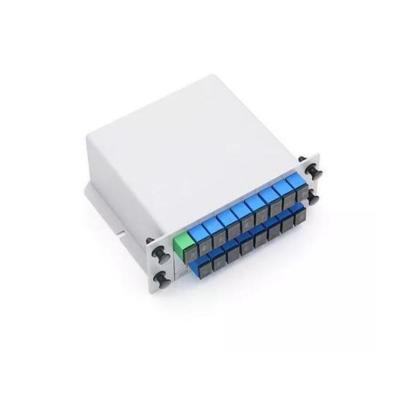 China 1x2/1x4/1x8 SC APC/UPC SM 0.9mm Fiber PLC Splitter for Stable Patch Cord Manufacture for sale