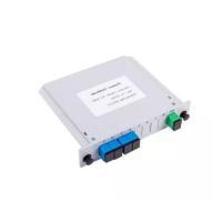 China 1x2/1x4/1x8 SC APC/UPC SM 0.9mm Fiber PLC Splitter for Stable Patch Cord Manufacture for sale