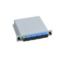 China FTTH 1x2/1x4/1x8/1x16 SC APC/UPC SM G657a1 Fiber Optic PLC Splitter with PP Material LGX for sale