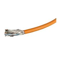 China Outdoor Ethernet Cat 7a UTP FTP SFP Fiber Optic LAN Cable with 65% Transmission Velocity for sale