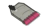 China FTTH Fiber MPO Module 12 Port SM OM3 OM4 LGX LC UPC Fiber MTP Box with Network None for sale